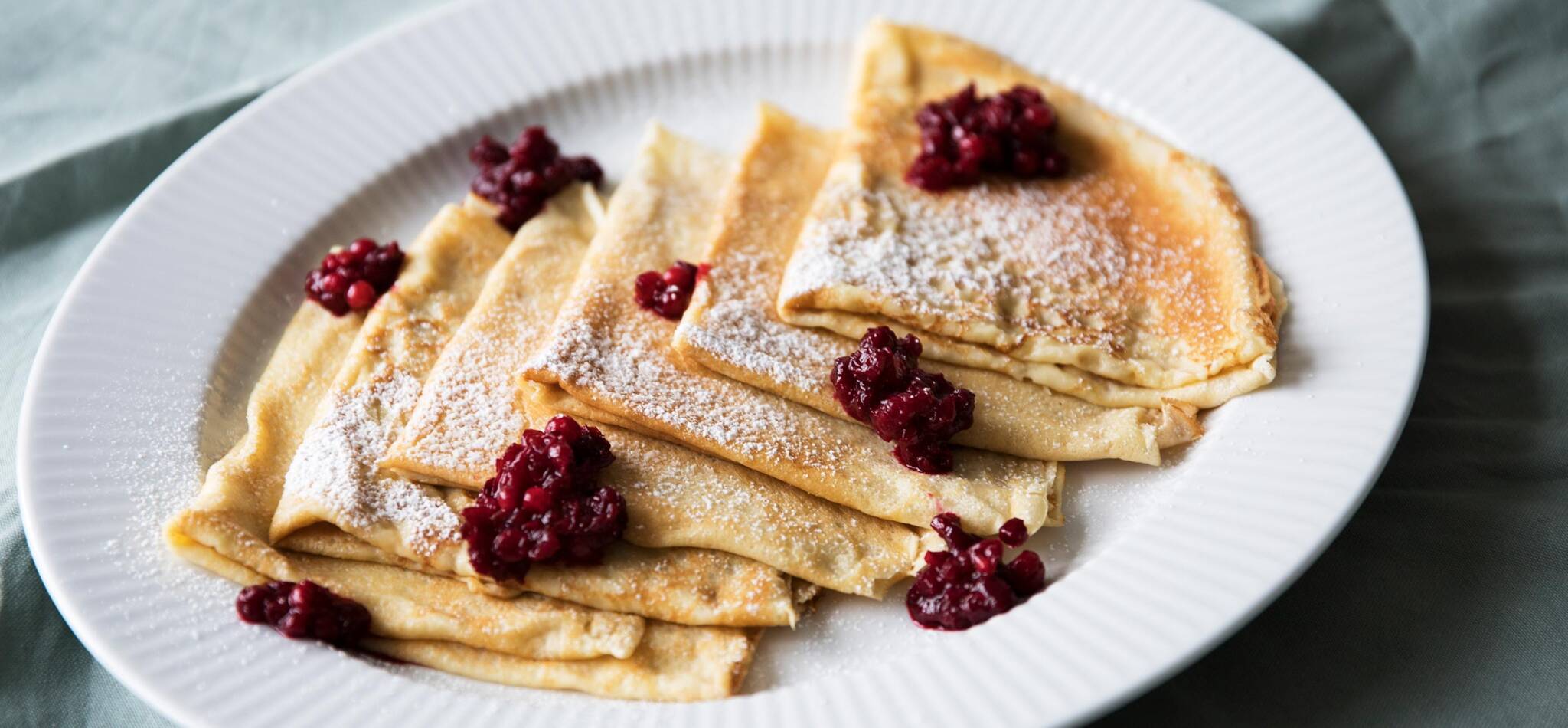 Crepes with Cranberries | Recipe - HERMESETAS UK